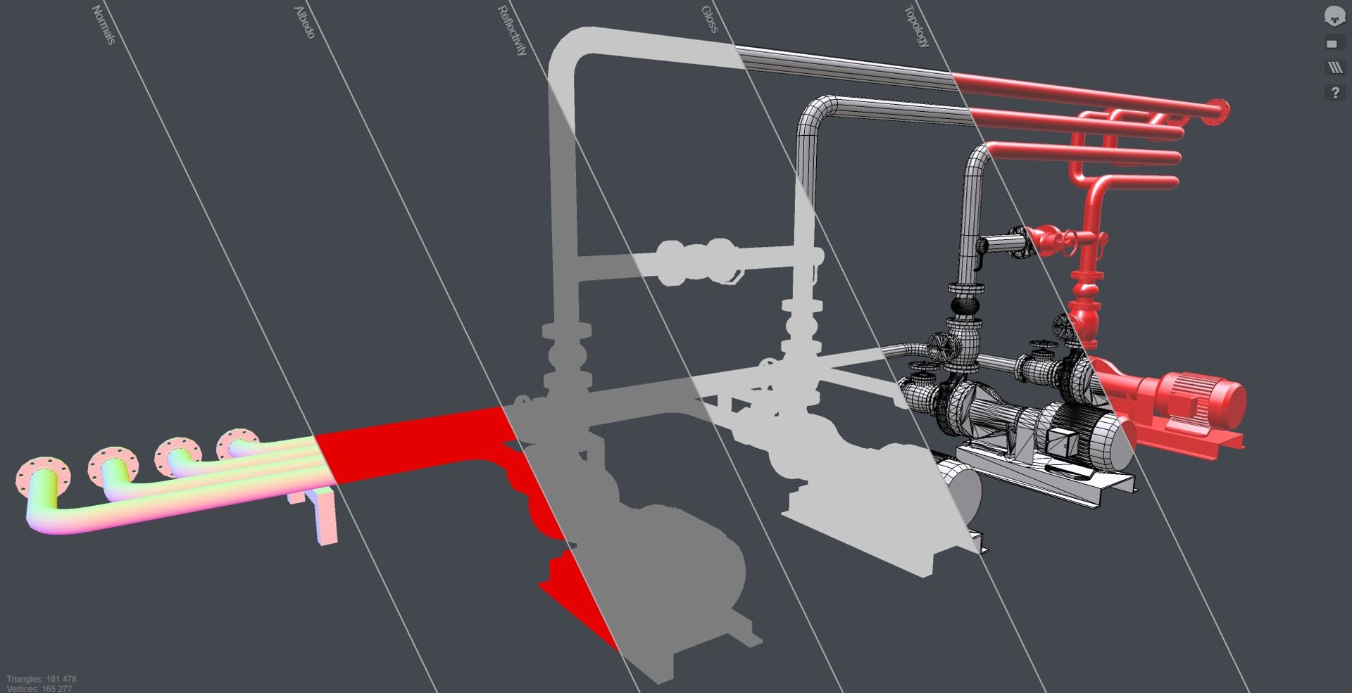Fire Pump Station 3D Model - TurboSquid 1757079