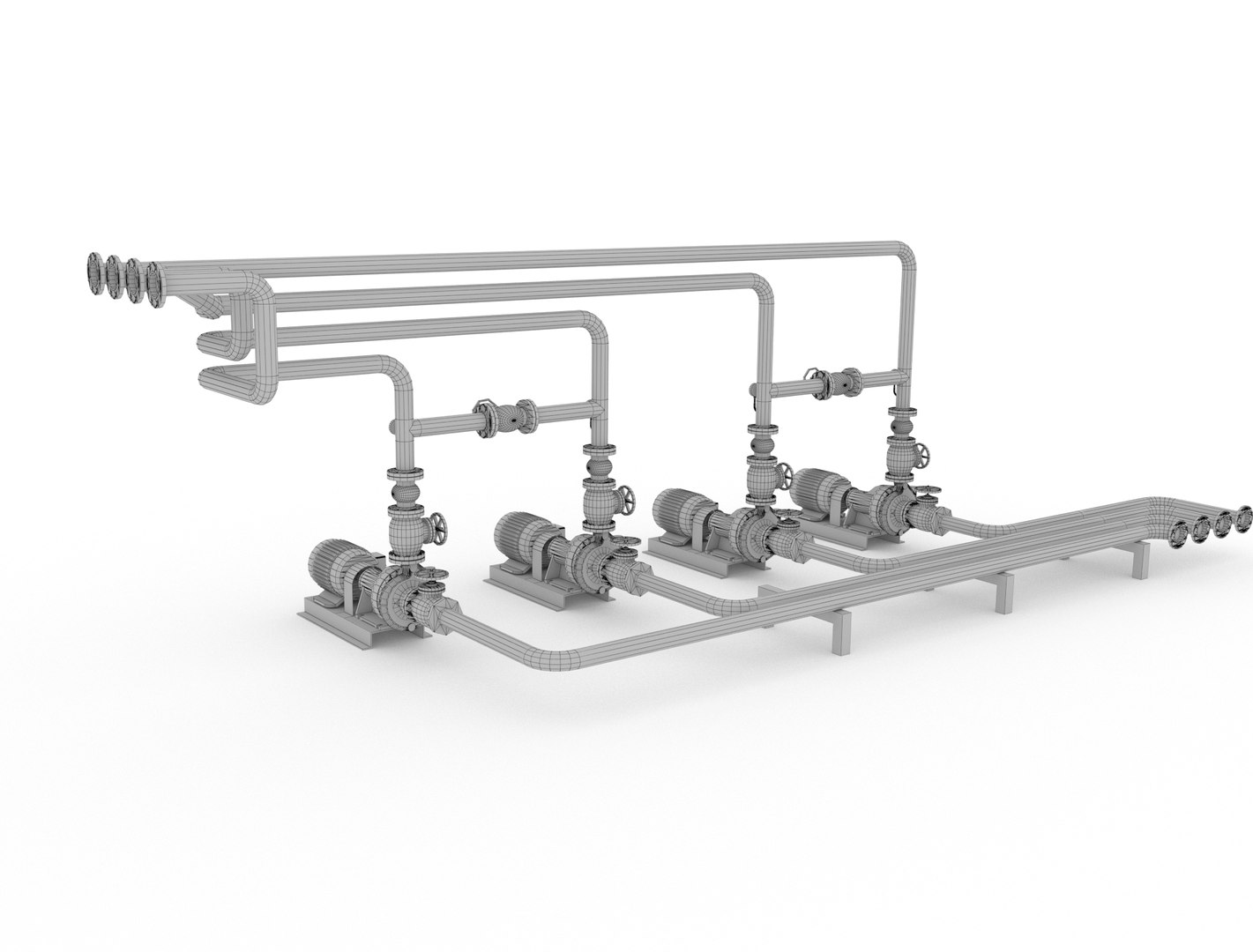 Fire Pump Station 3D Model - TurboSquid 1757079