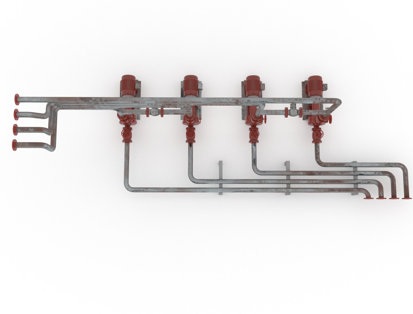 Fire Pump Station 3D Model - TurboSquid 1757079