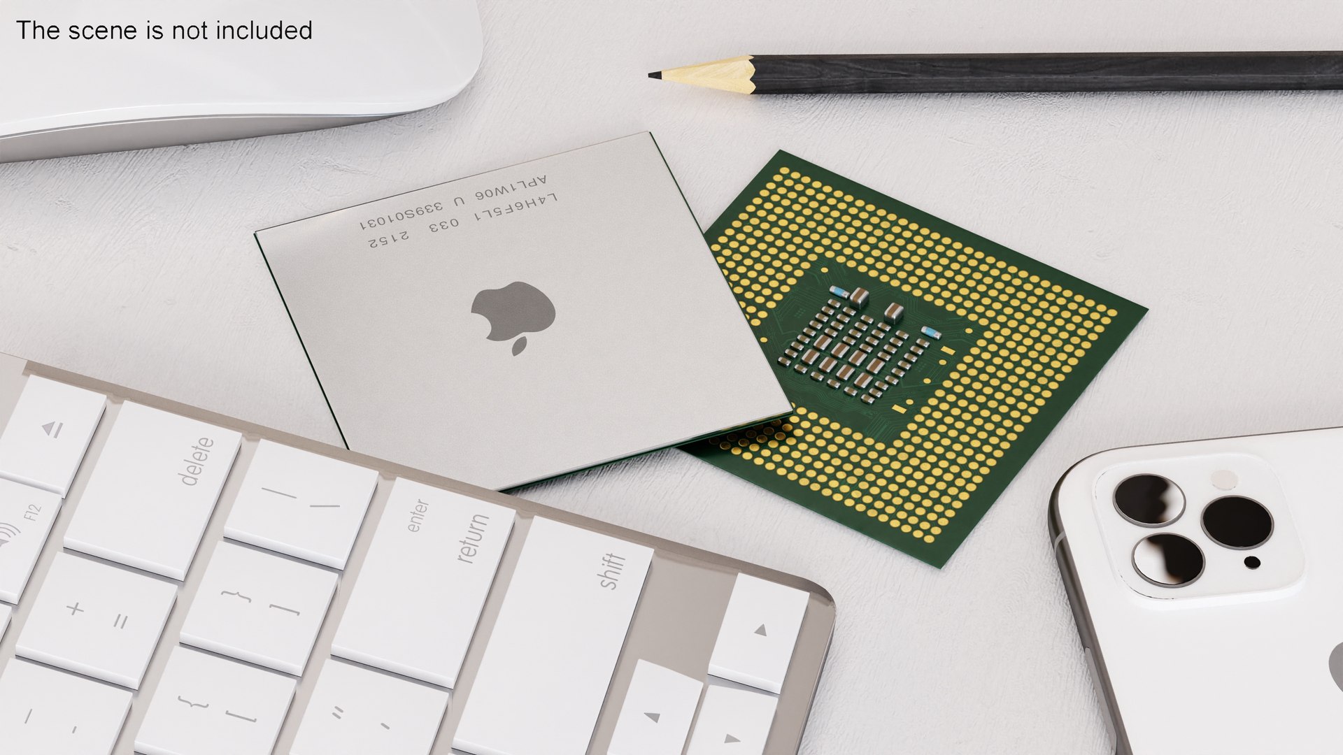 Apple Computer Chips Collection Model - TurboSquid 2169254