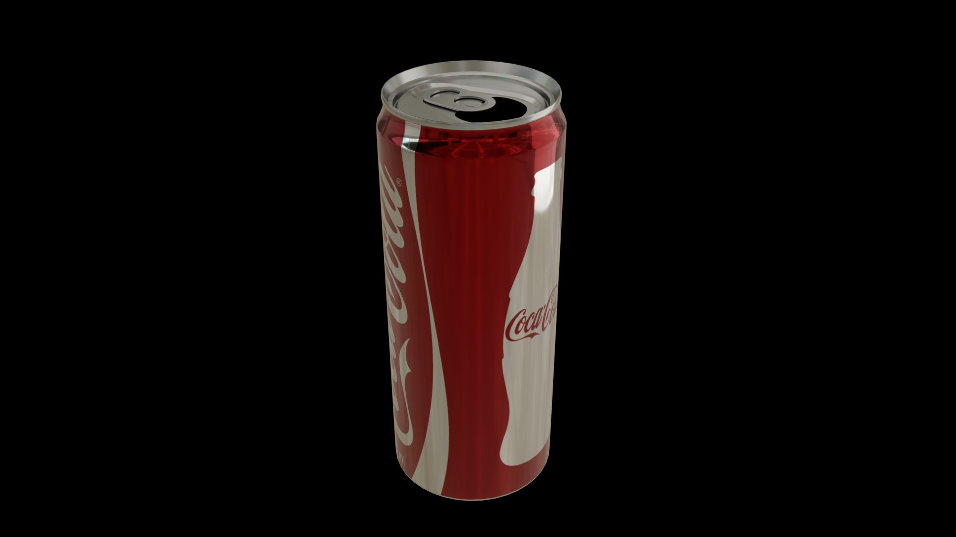 3D Model Aluminum Coke Can - TurboSquid 2045696