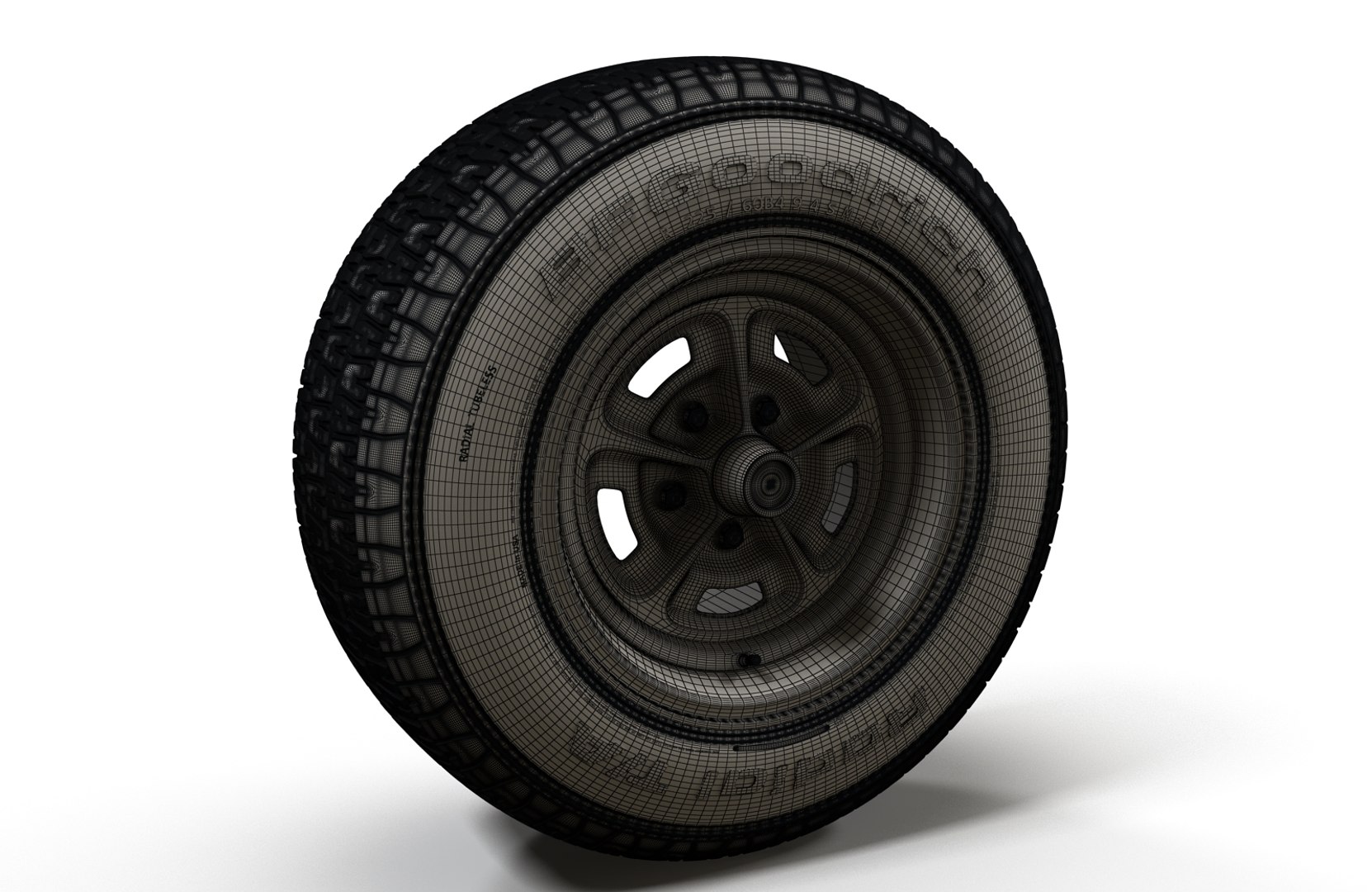 Wheel Rim Tire 3D Model - TurboSquid 1578633