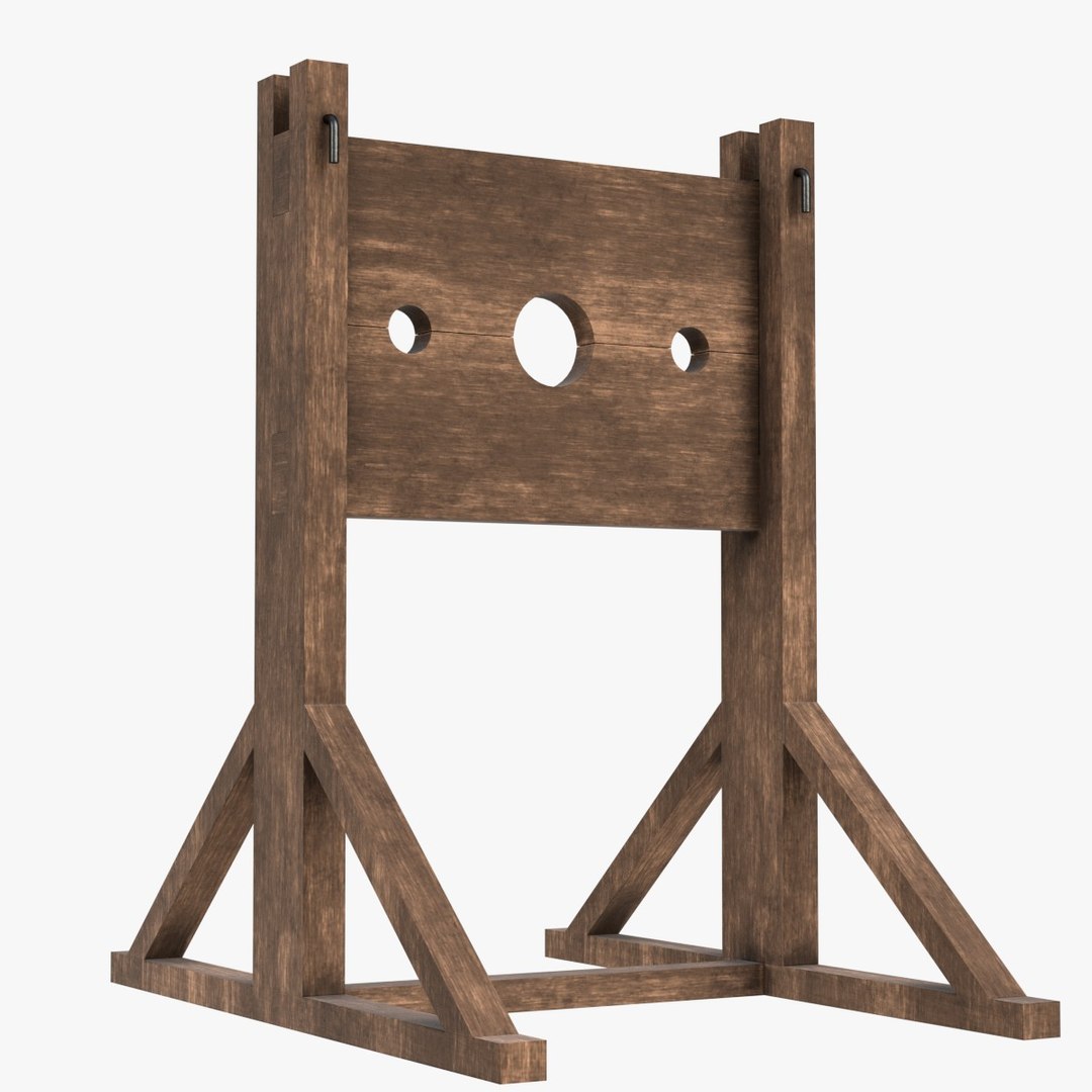 Medieval Pillory 3D Model - TurboSquid 1462435