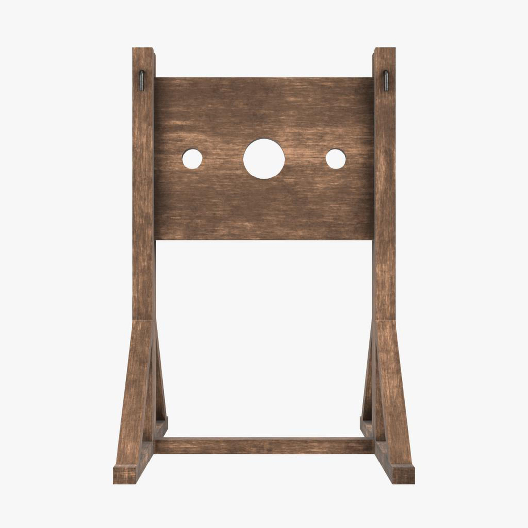 Medieval Pillory 3D Model - TurboSquid 1462435
