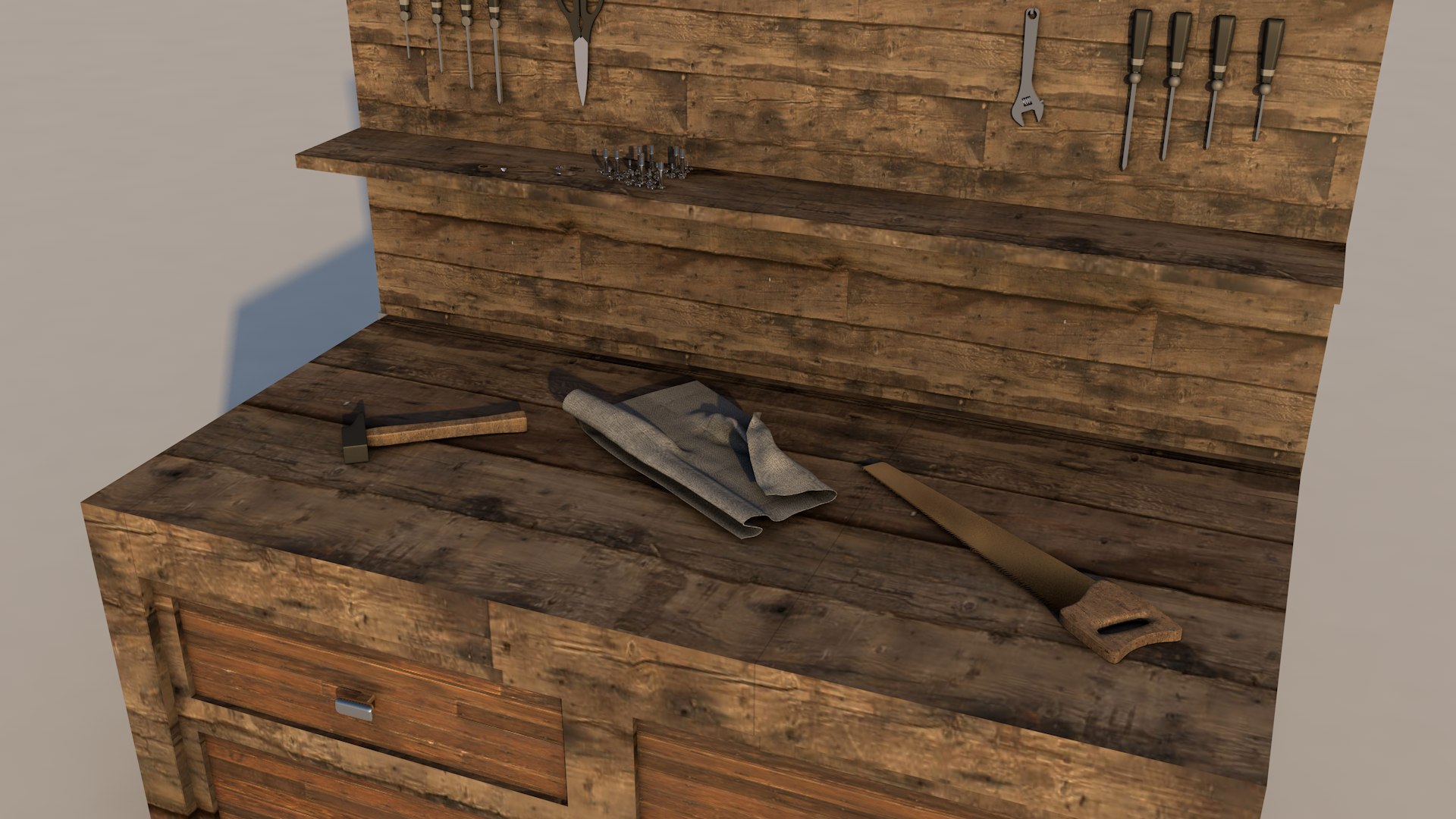 Workbench 3D Model - TurboSquid 1853237