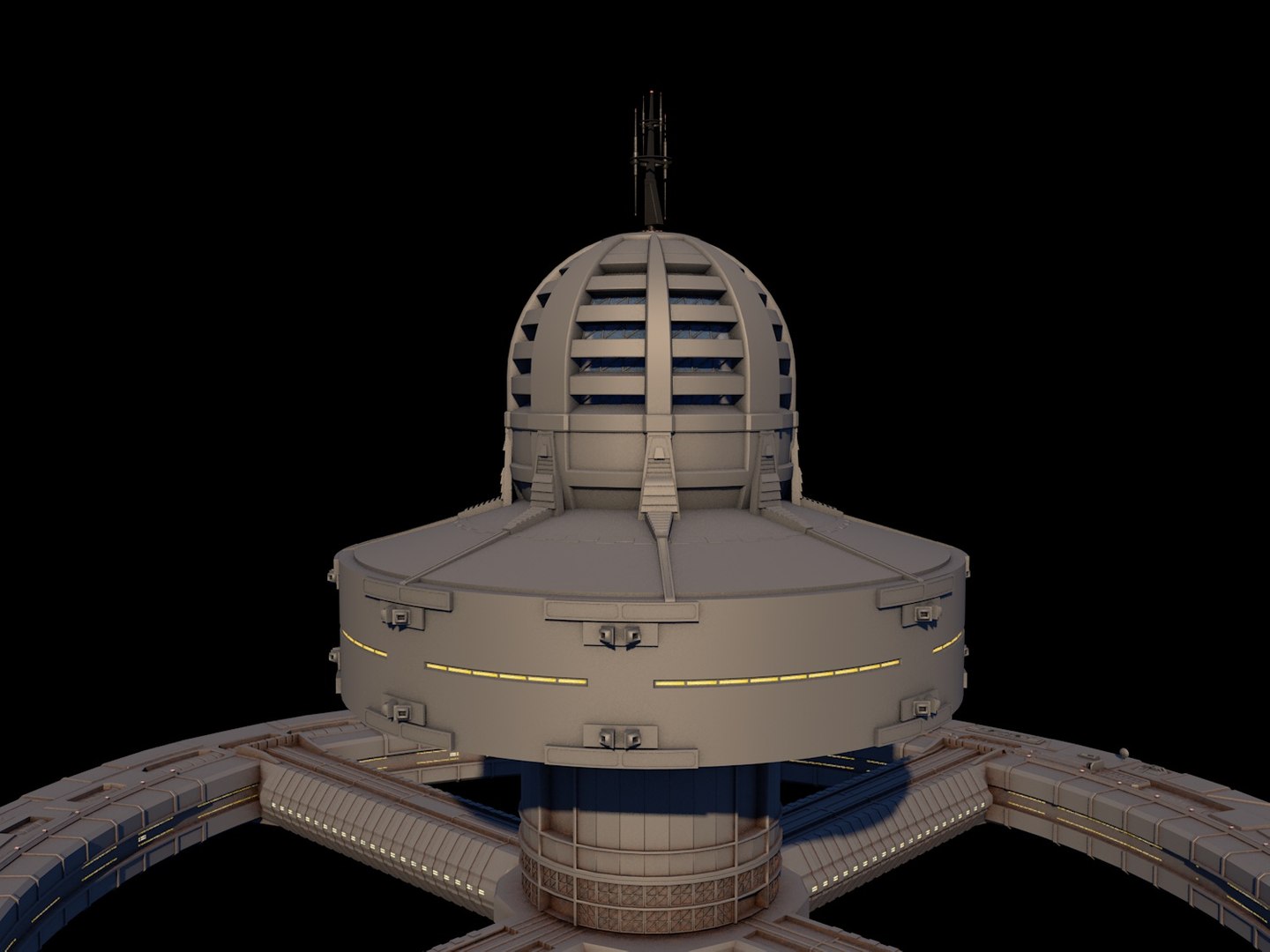3D model space station - TurboSquid 1379002