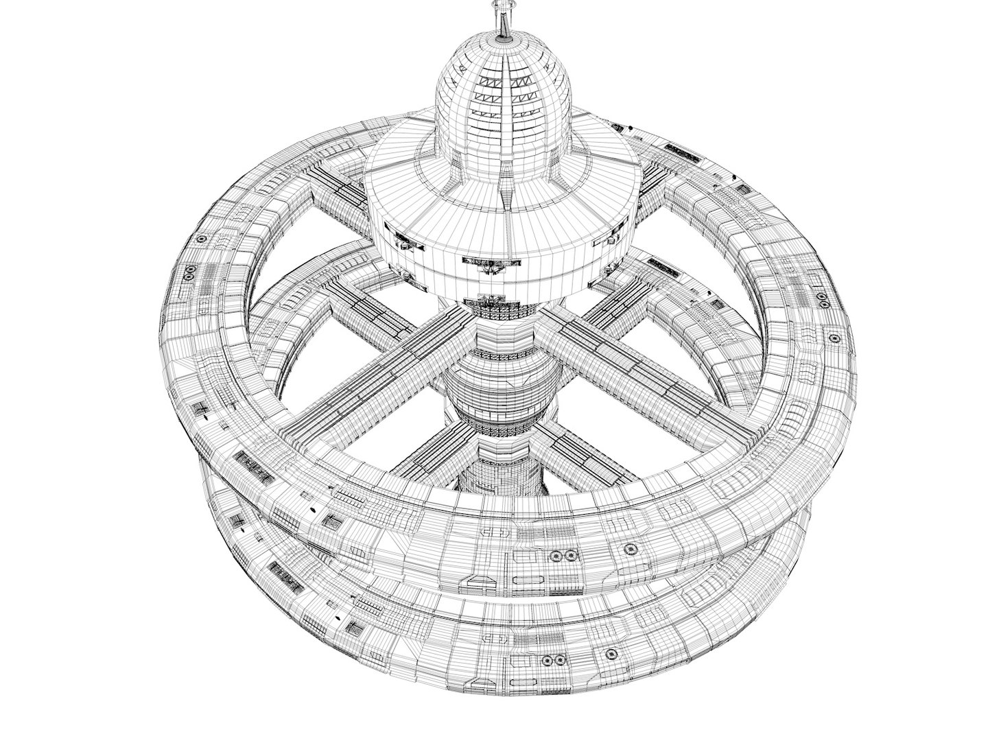 3D model space station - TurboSquid 1379002