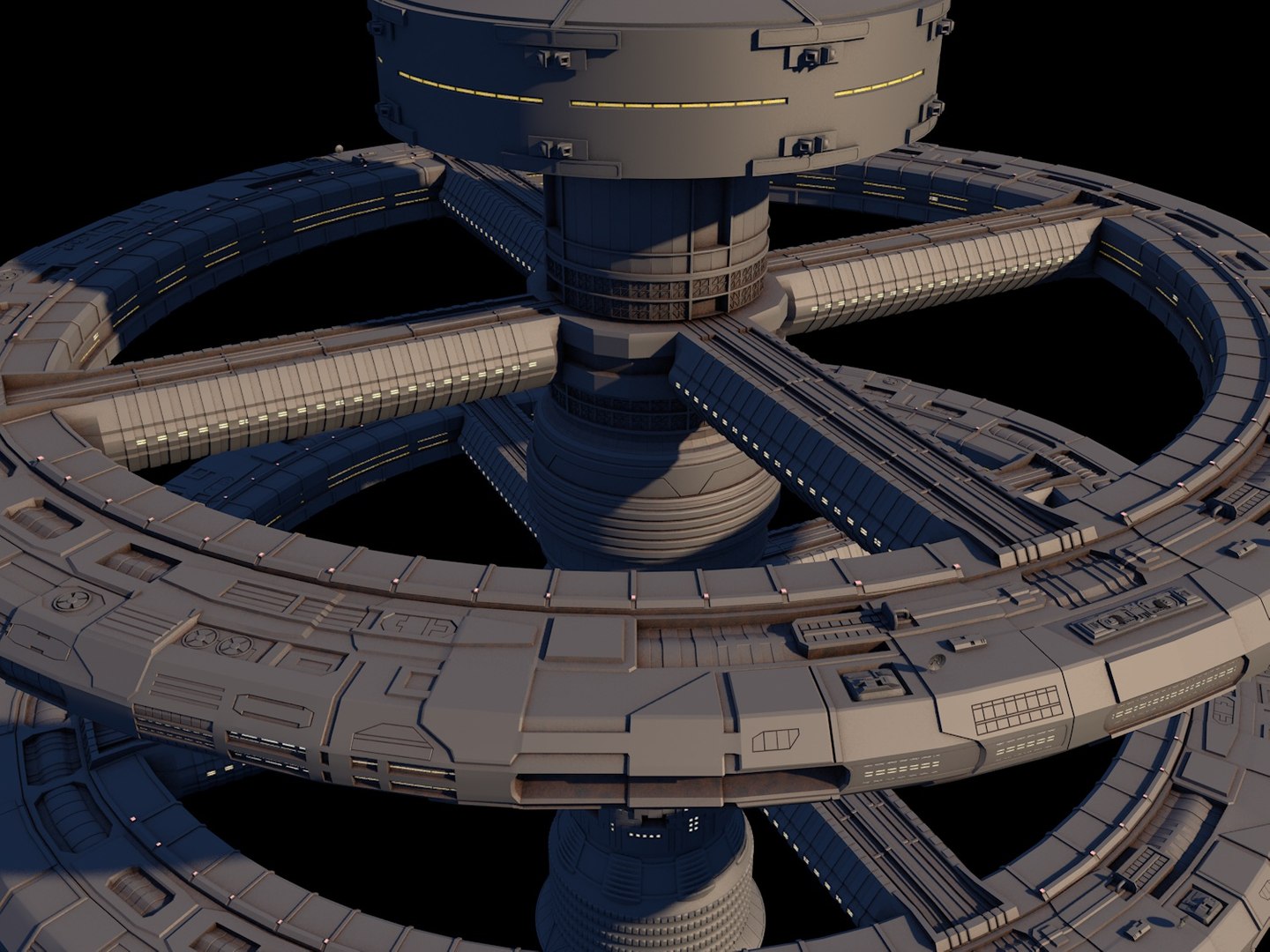3D model space station - TurboSquid 1379002