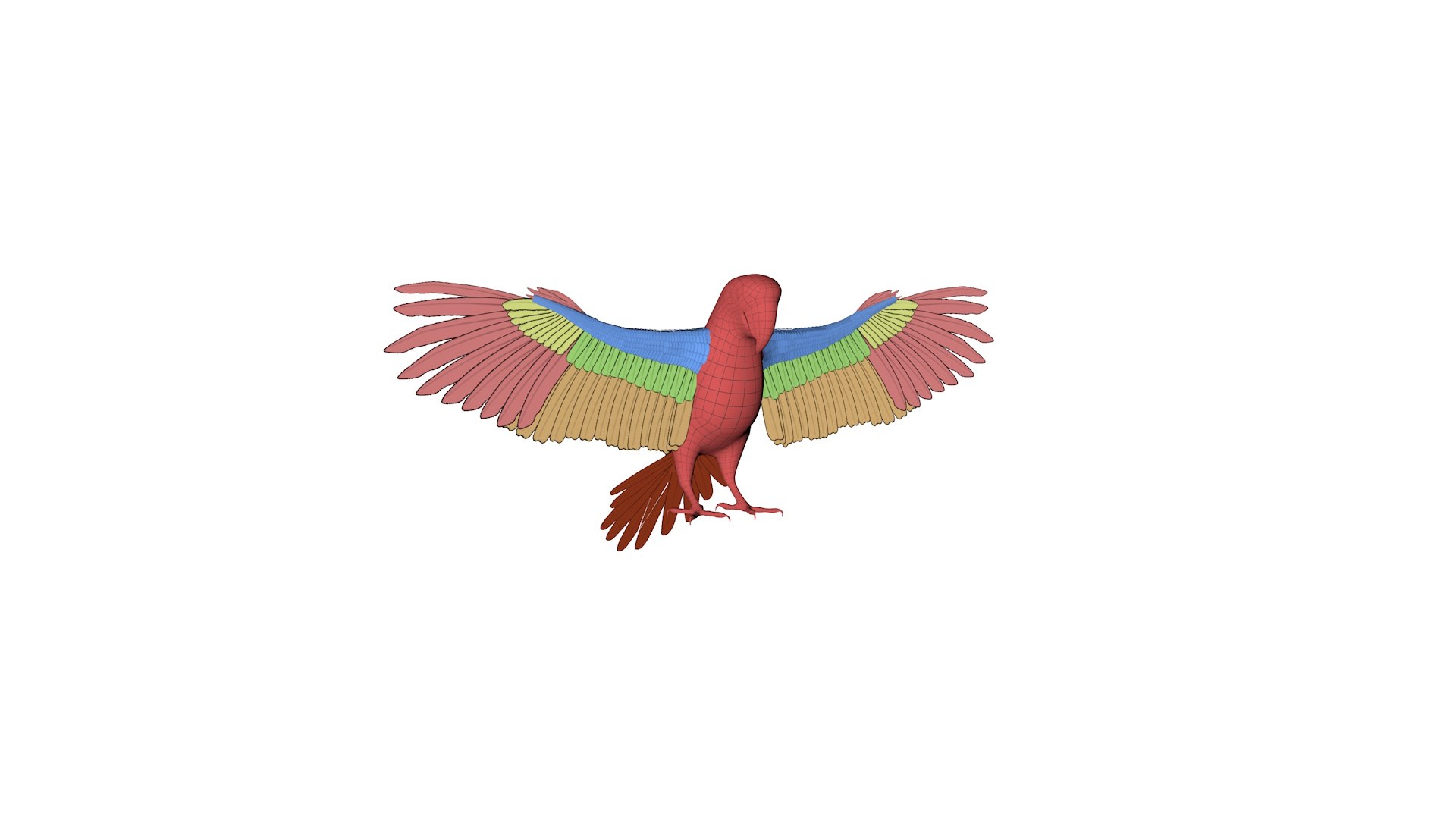 Mesh Parrot 3D Model - TurboSquid 1662187