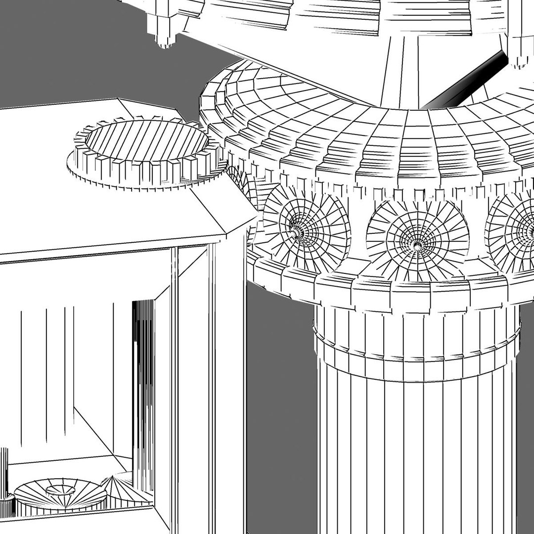 Fresnel Lens Lighthouse Light 3d Ma