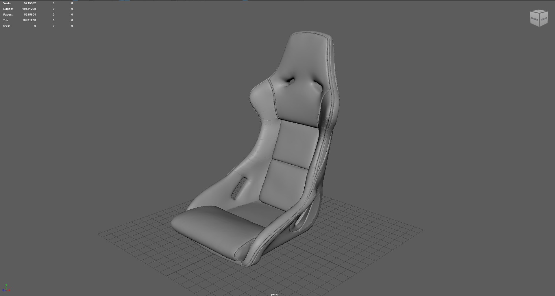 High-Performance Bucket Racing Seat For 3D Printing 3D Print Model 3D ...