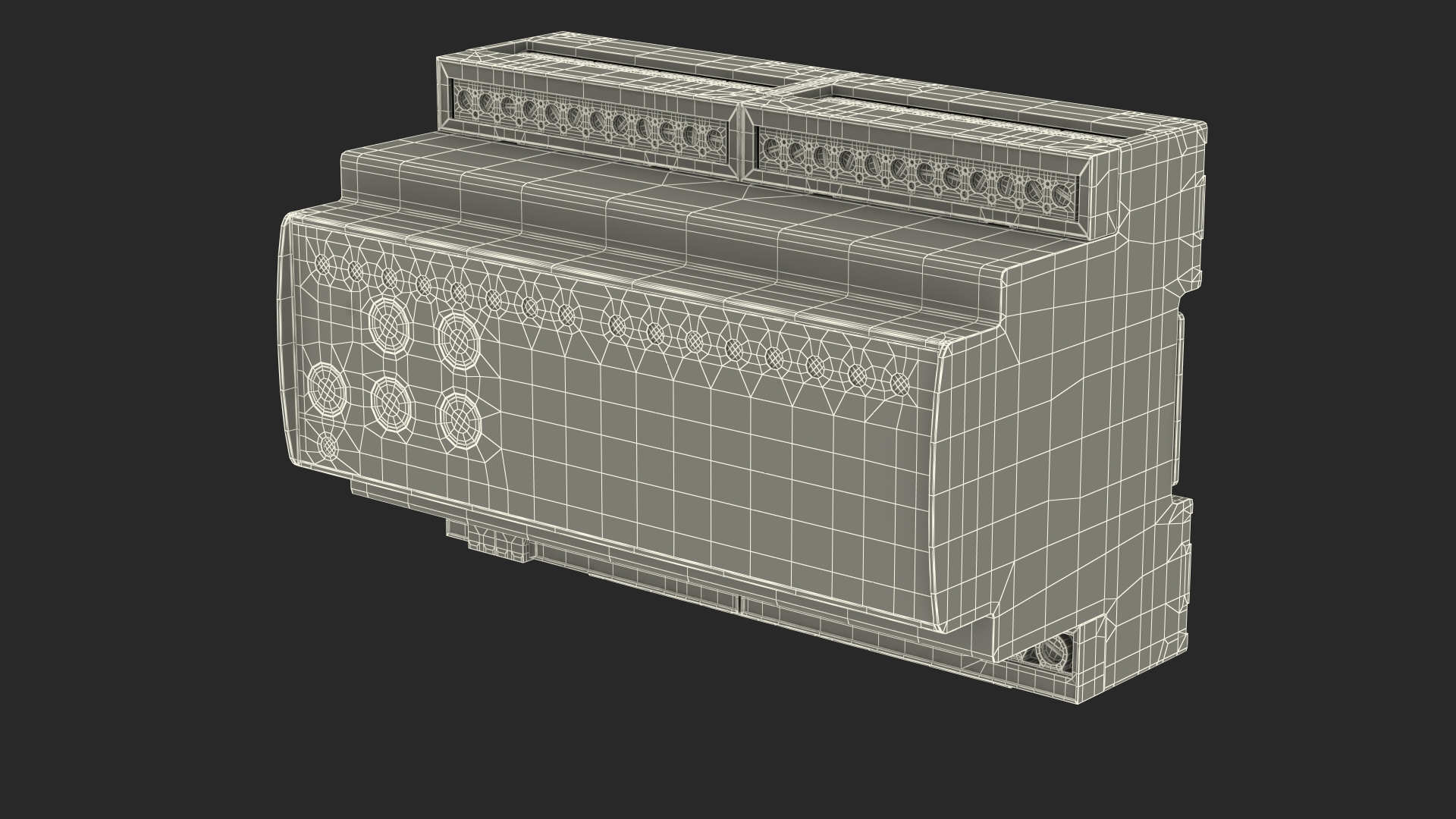 3D Model KNX Blind Actuator Eight Gang - TurboSquid 1893001
