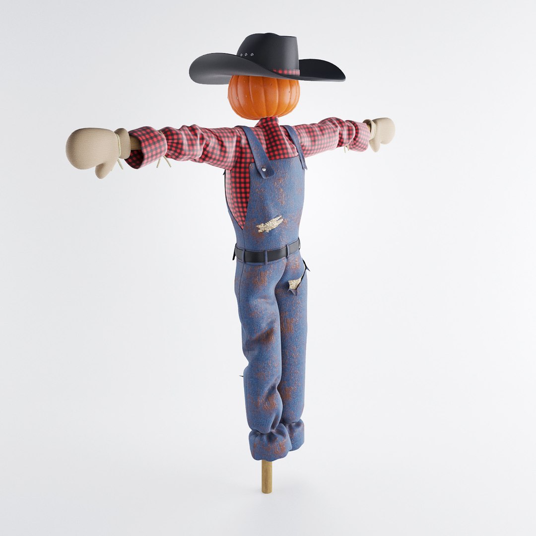 3d field scarecrow