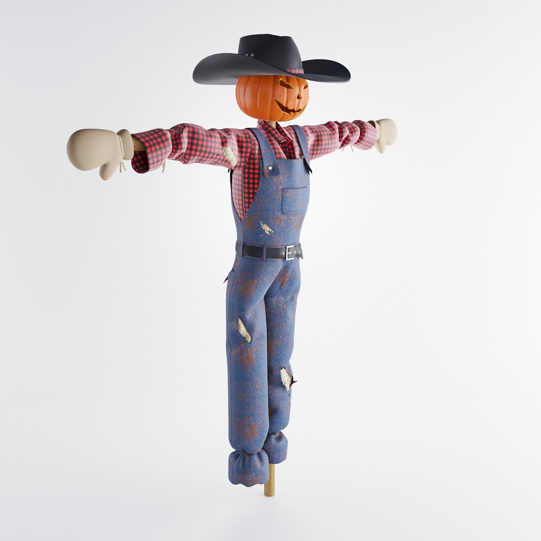 3d field scarecrow