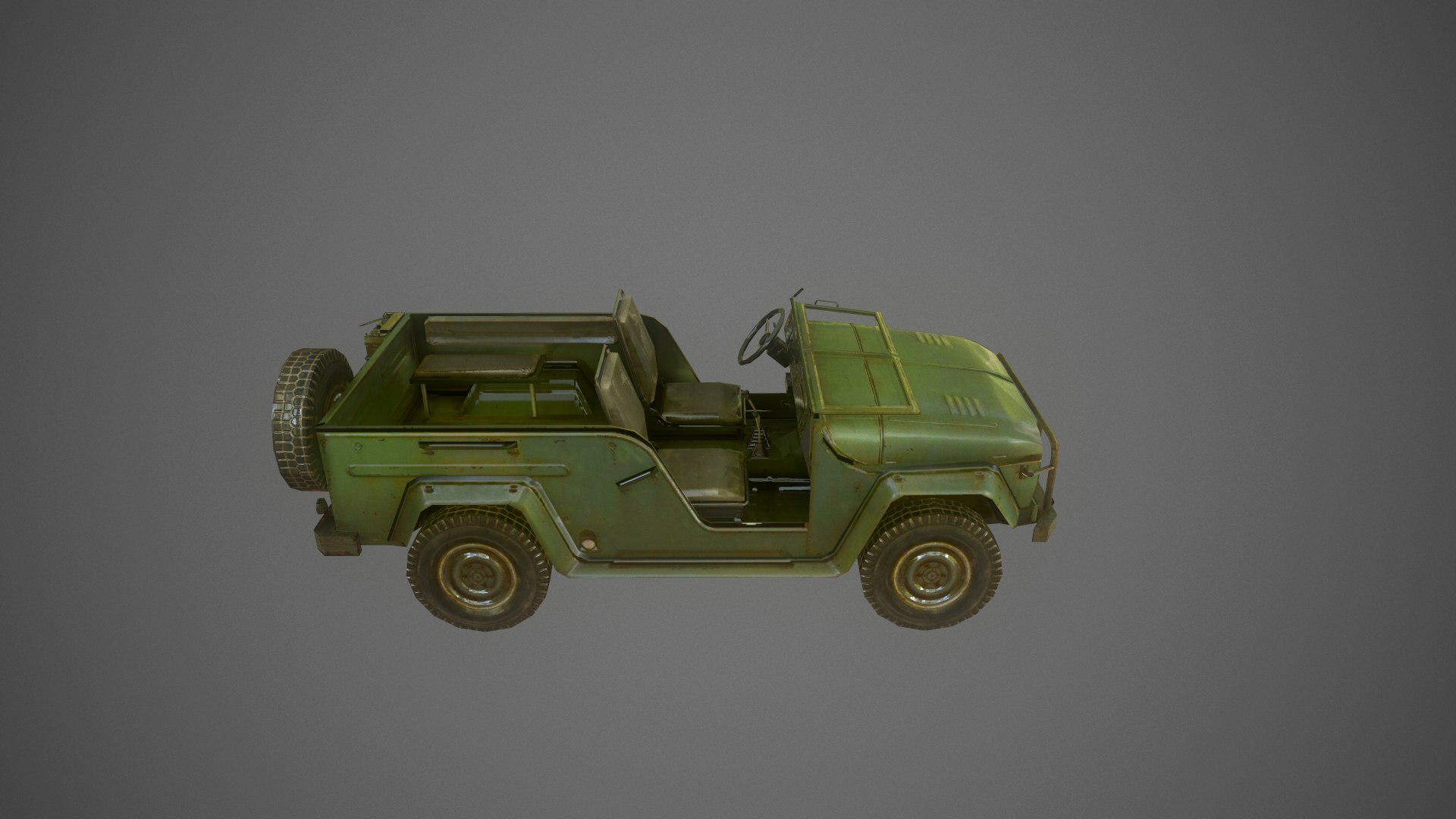 3D Ready Military Jeep - Model - TurboSquid 1230599