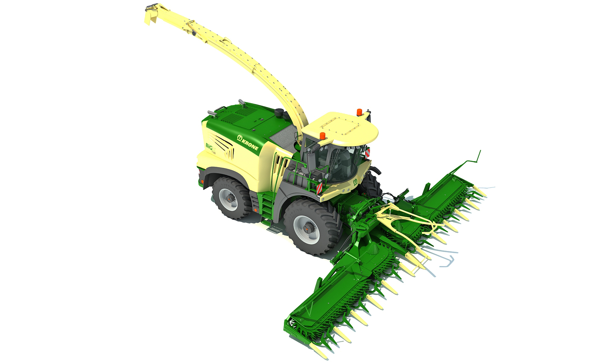 Krone harvester 3D model - TurboSquid 1489619