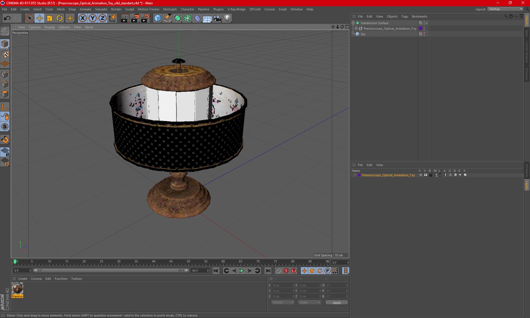 3D Praxinoscope Optical Animation Toy Model - TurboSquid 2253186