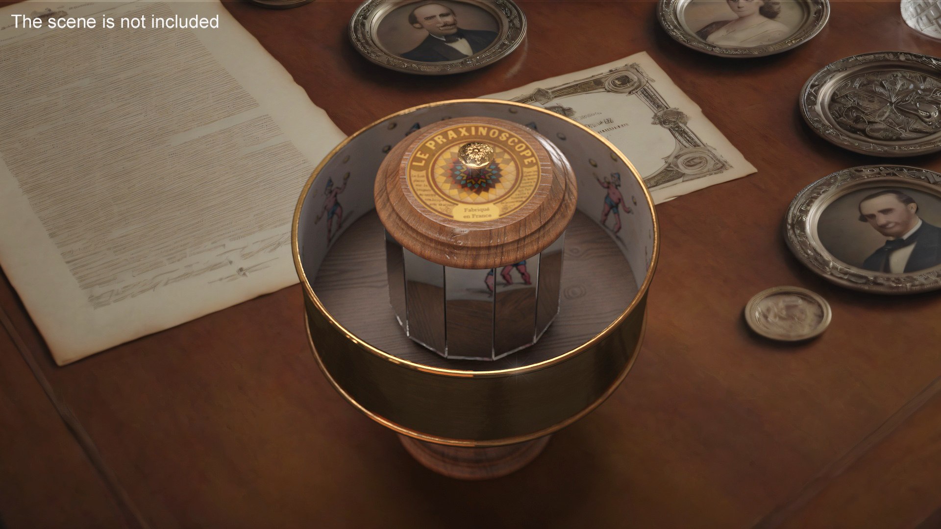 3D Praxinoscope Optical Animation Toy Model - TurboSquid 2253186