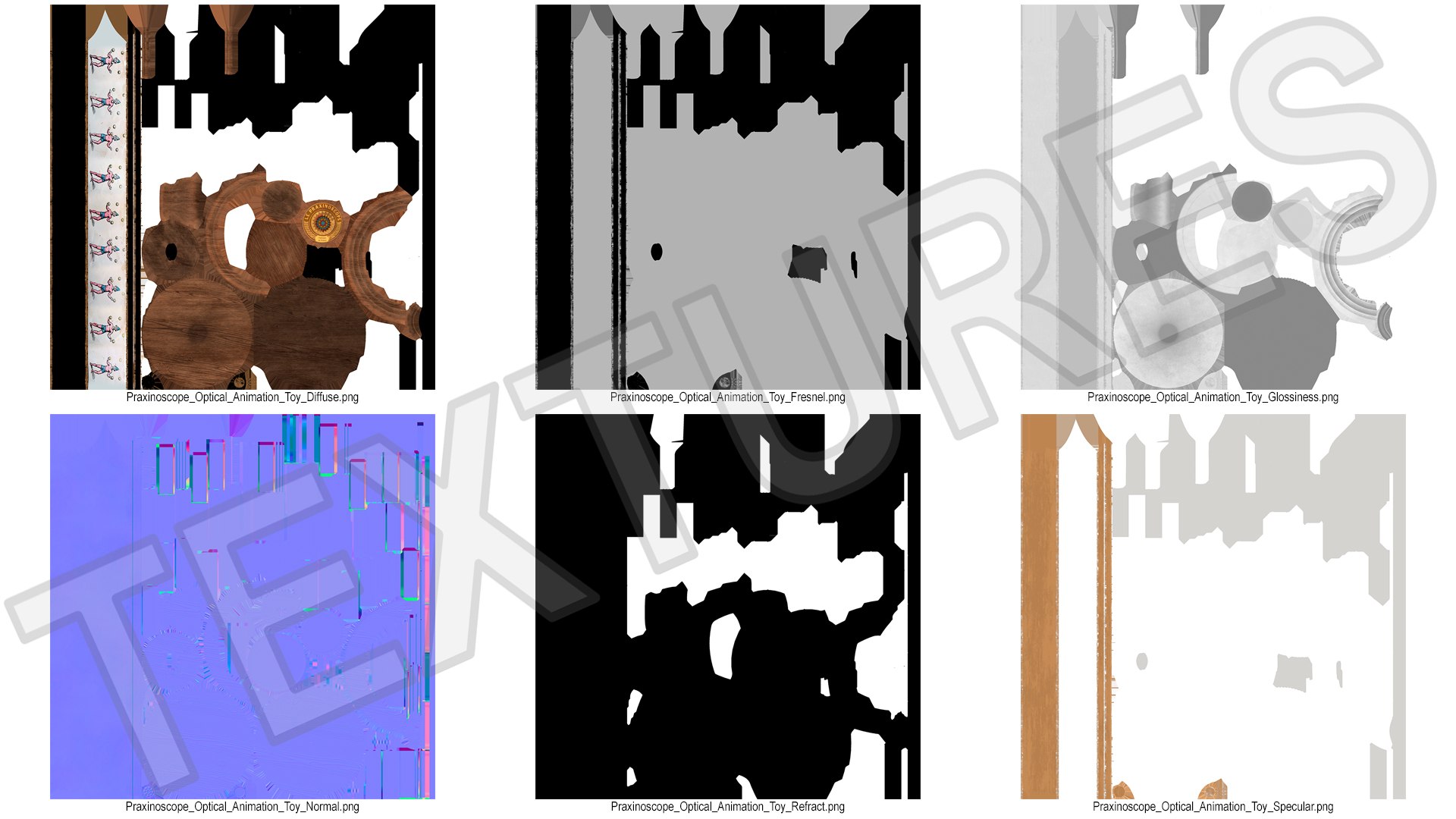 3D Praxinoscope Optical Animation Toy Model - TurboSquid 2253186