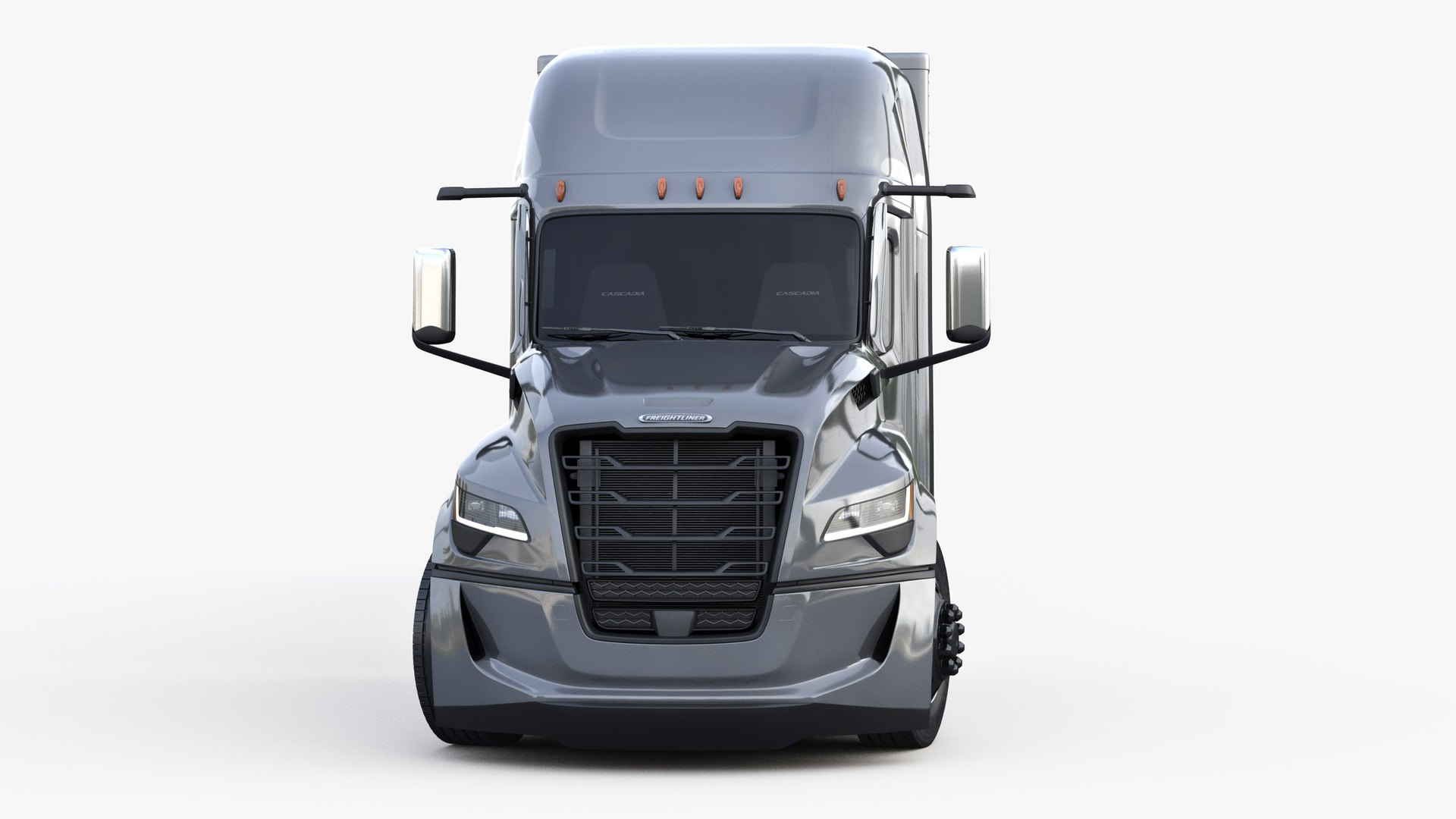 3D Freightliner Cascadia 5th Generation With Trailer 2025 Model ...
