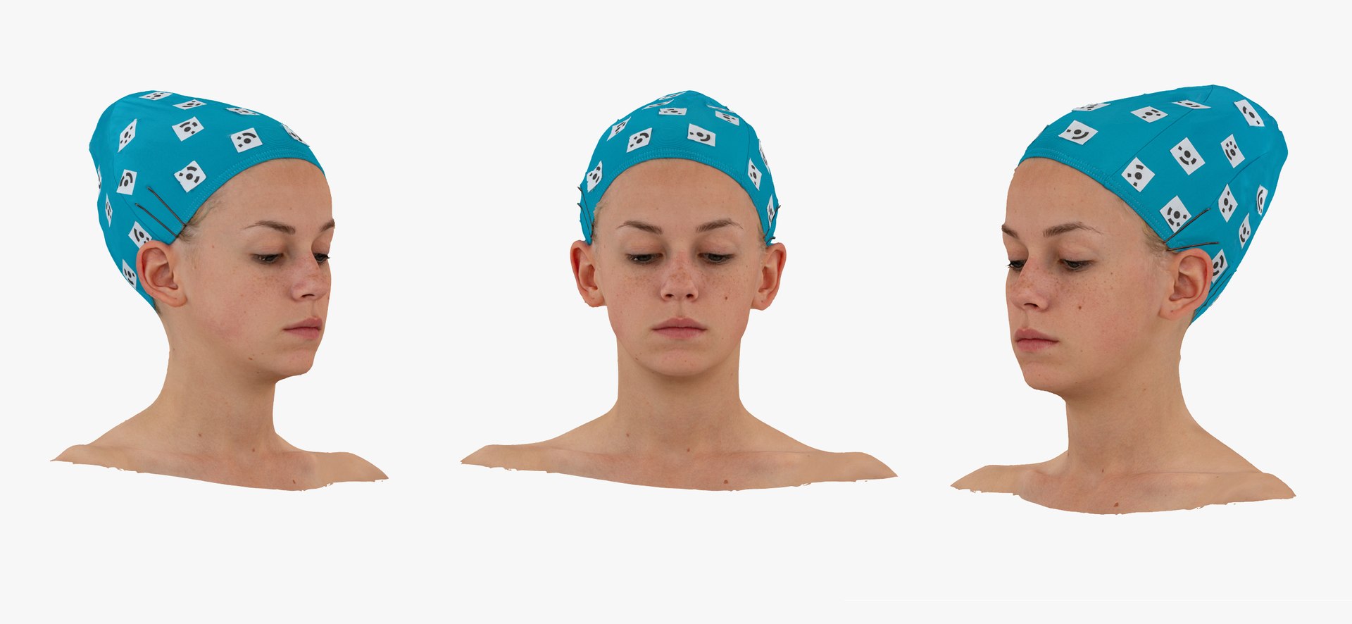 Free 3D Rhea Human Head Eyes Model - TurboSquid 1673503