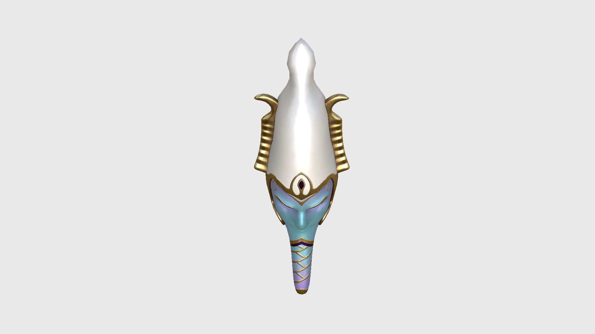 Osiris Mask A09 - Egyptian Gods Character Clothing 3D Model ...