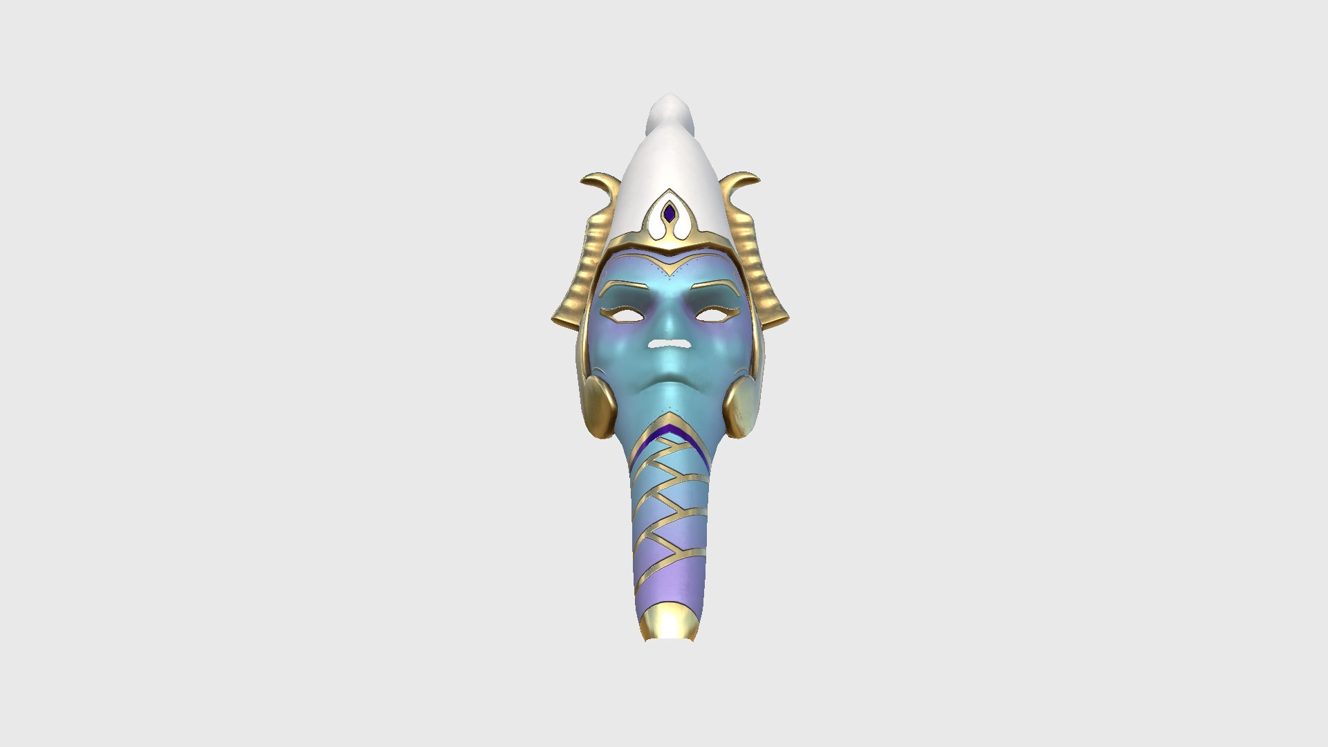 Osiris Mask A09 - Egyptian Gods Character Clothing 3D Model ...