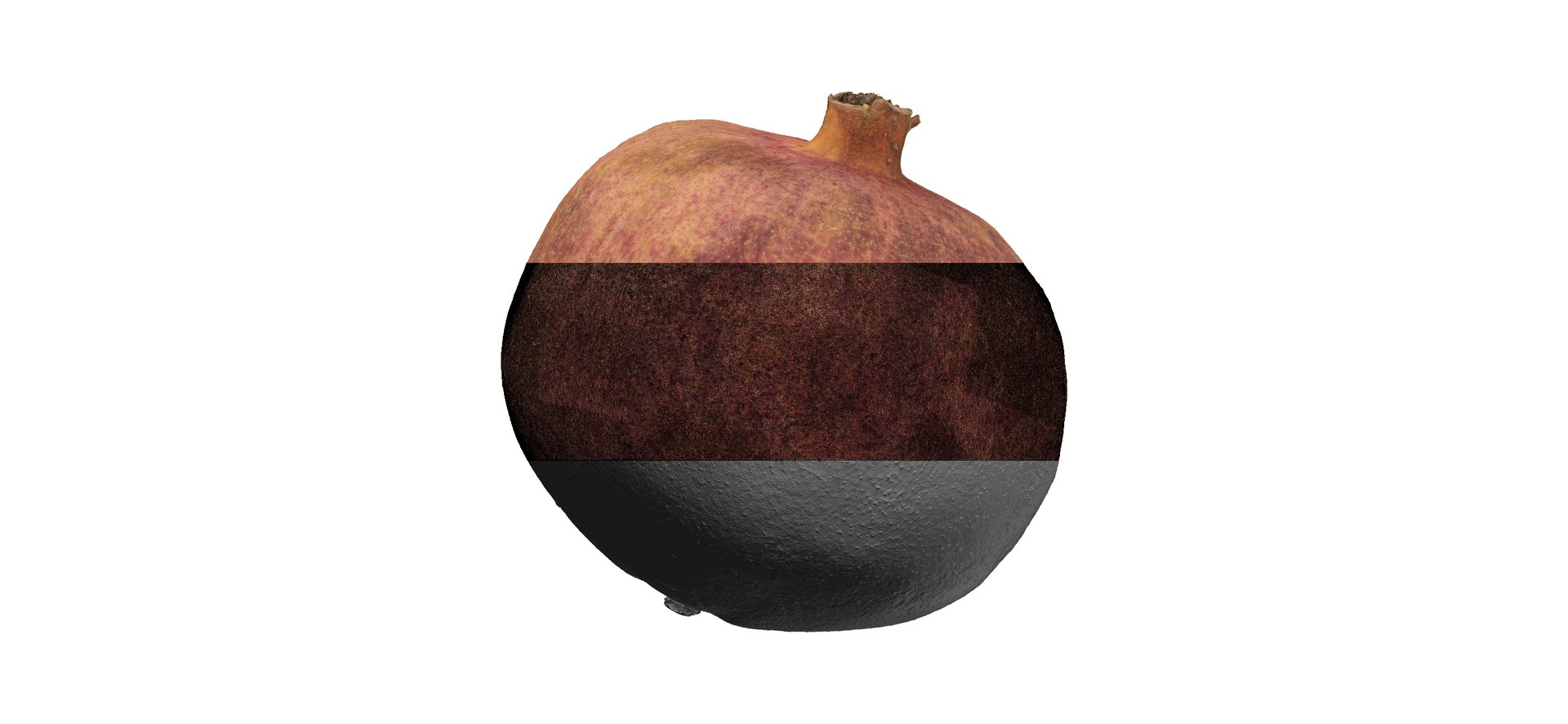 3D pomegranate 01 raw scan - TurboSquid 1664639