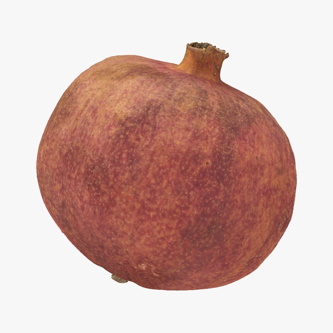 3D pomegranate 01 raw scan - TurboSquid 1664639