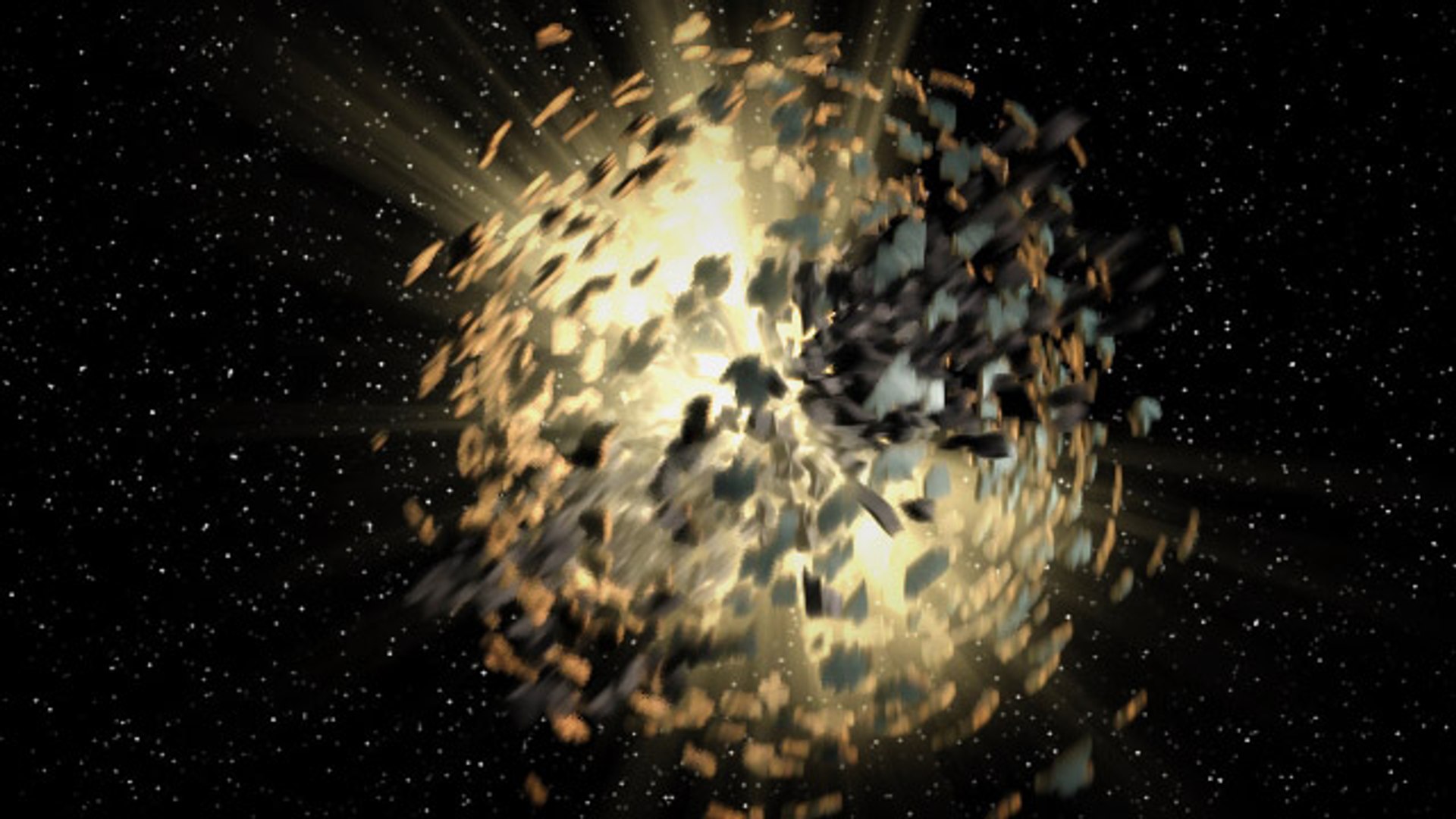 3d Model Explosion Planet