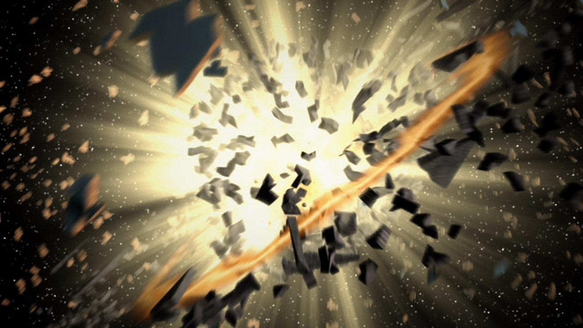 3d Model Explosion Planet