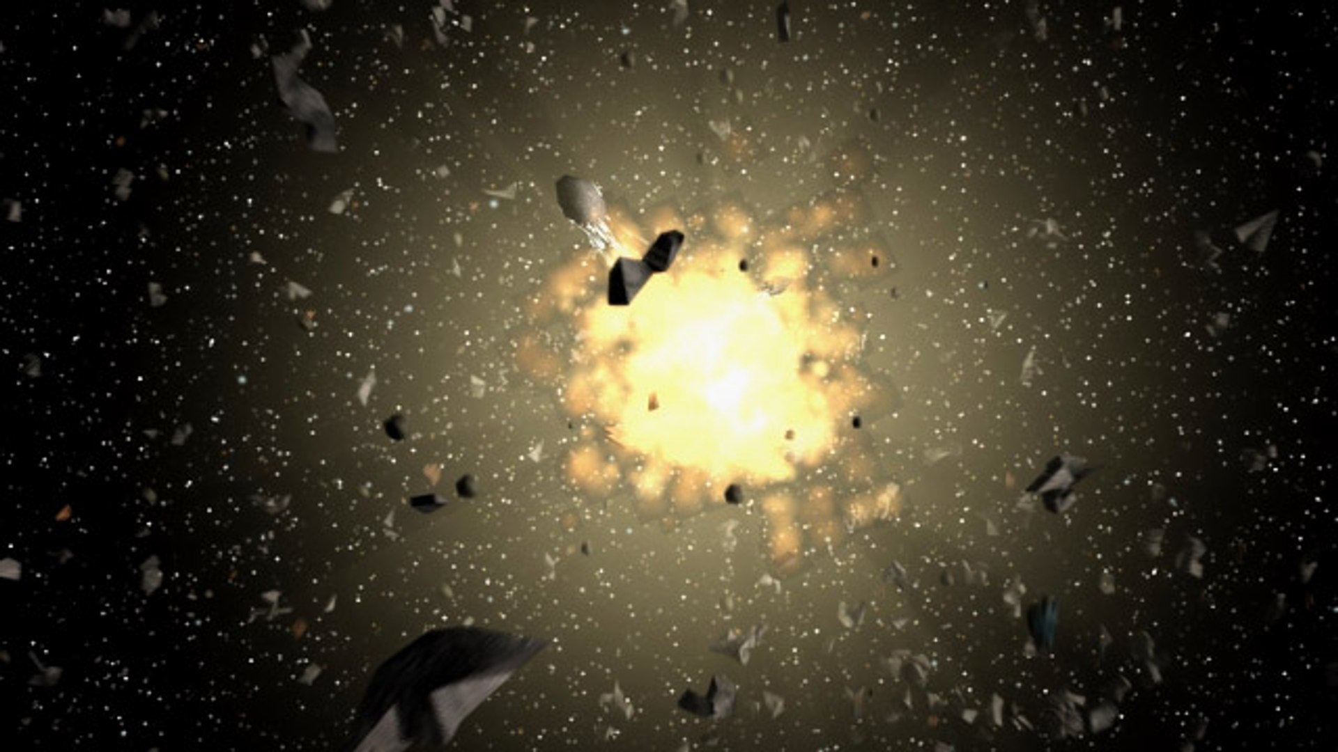 3d Model Explosion Planet