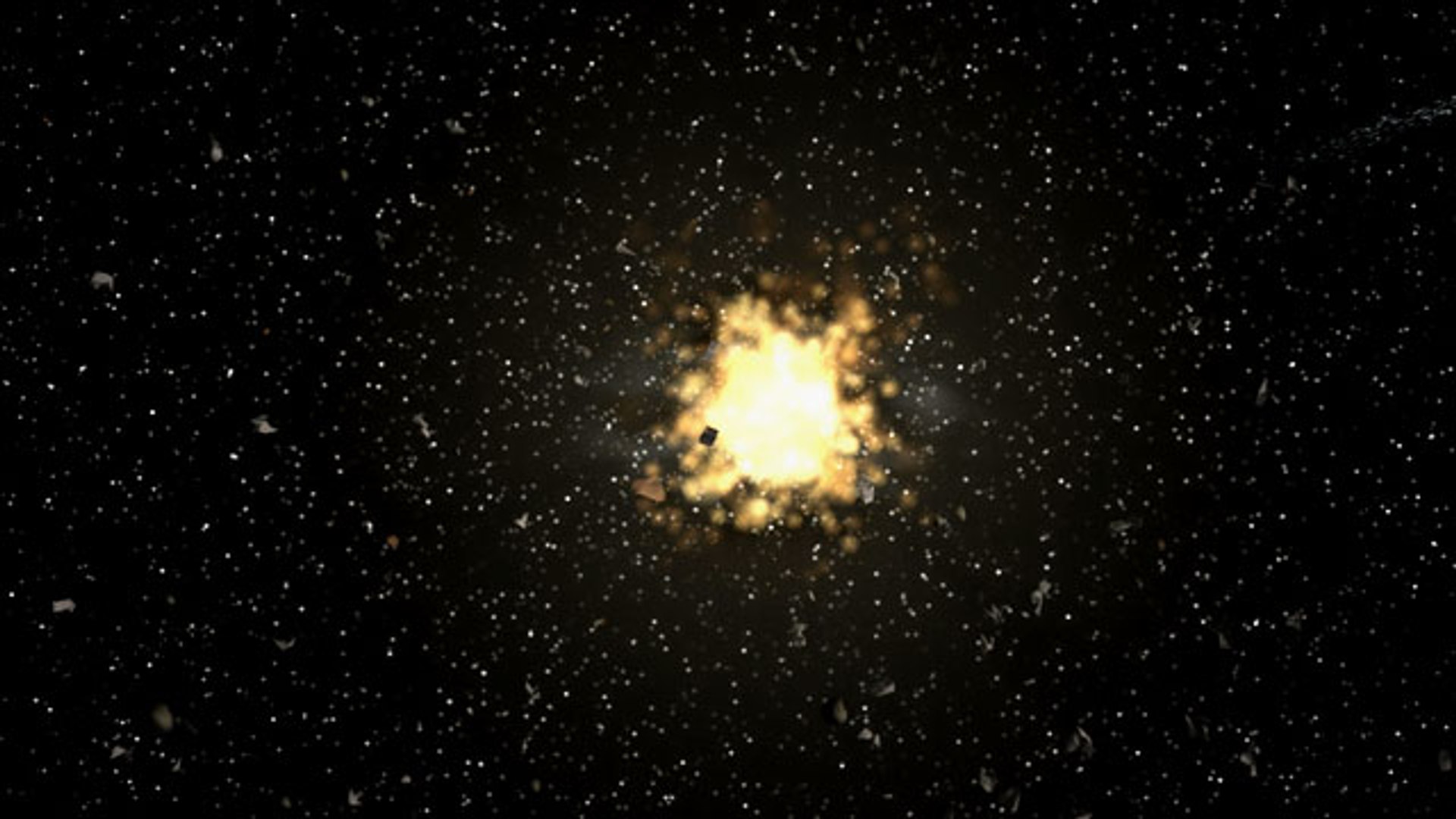 3d Model Explosion Planet