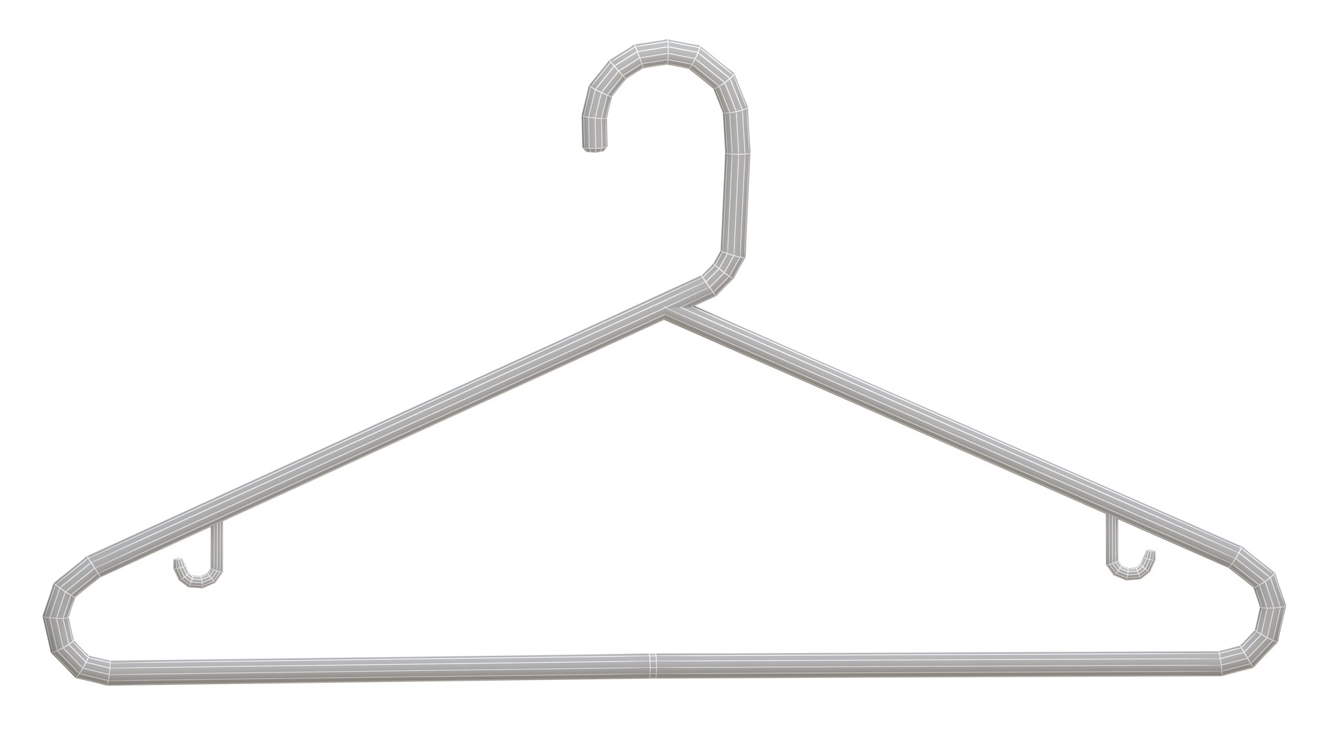 Plastic Tubular Clothes Hanger Collection 3D - TurboSquid 2141769
