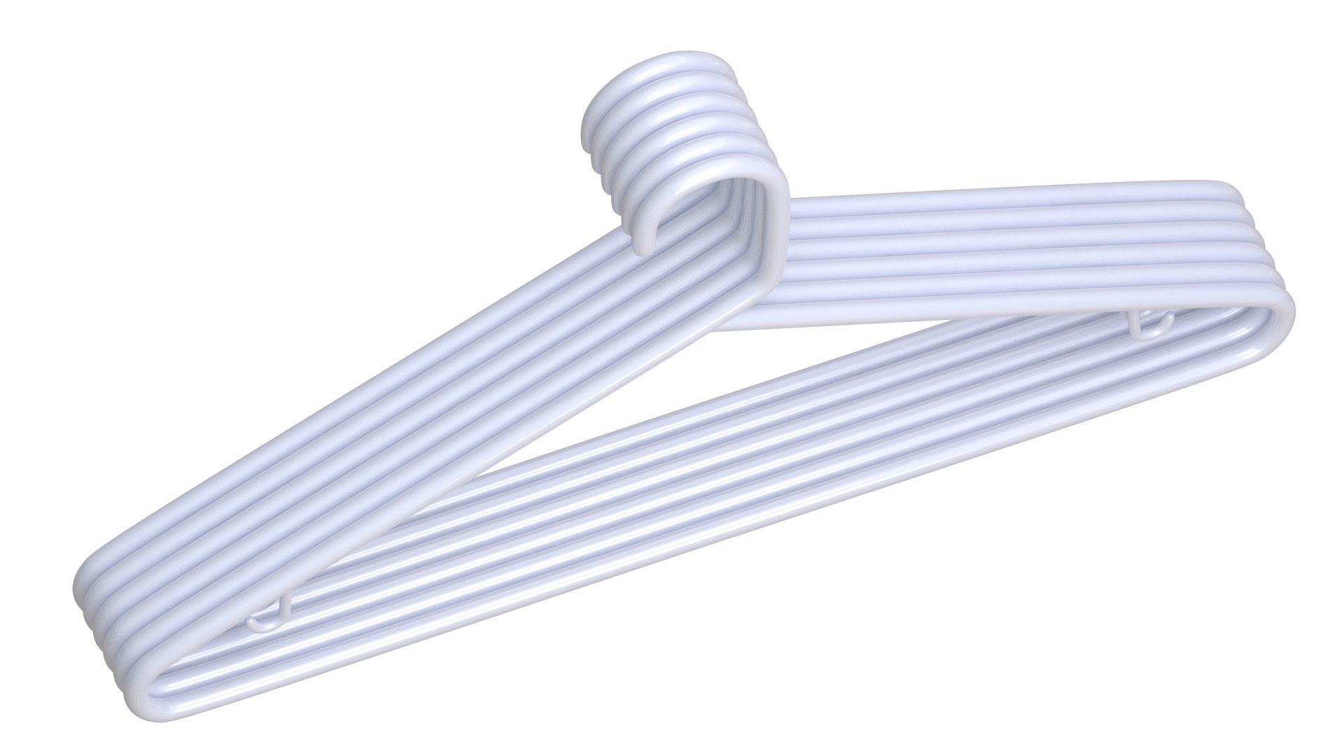 Plastic Tubular Clothes Hanger Collection 3D - TurboSquid 2141769