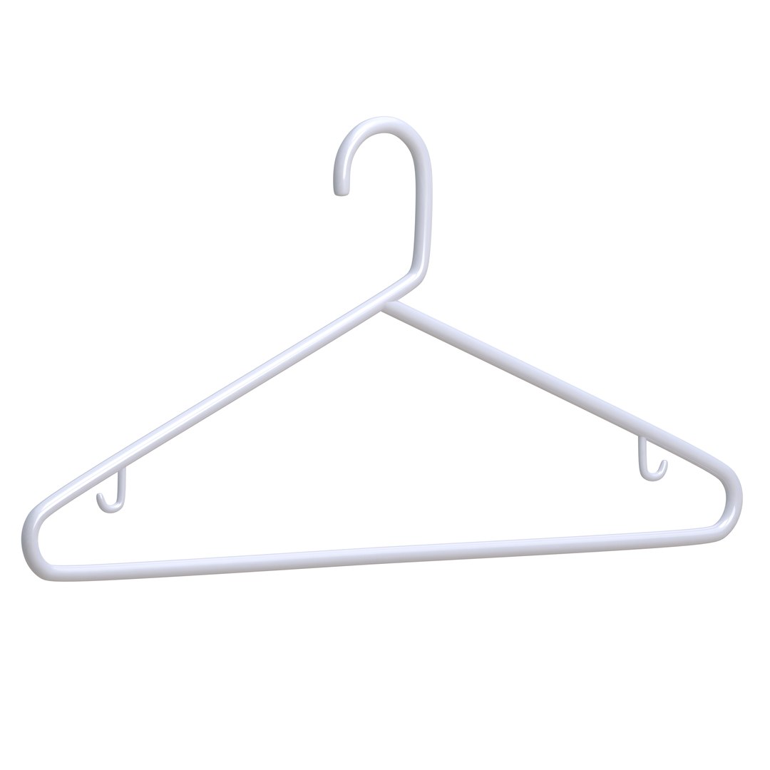 Plastic Tubular Clothes Hanger Collection 3D - TurboSquid 2141769