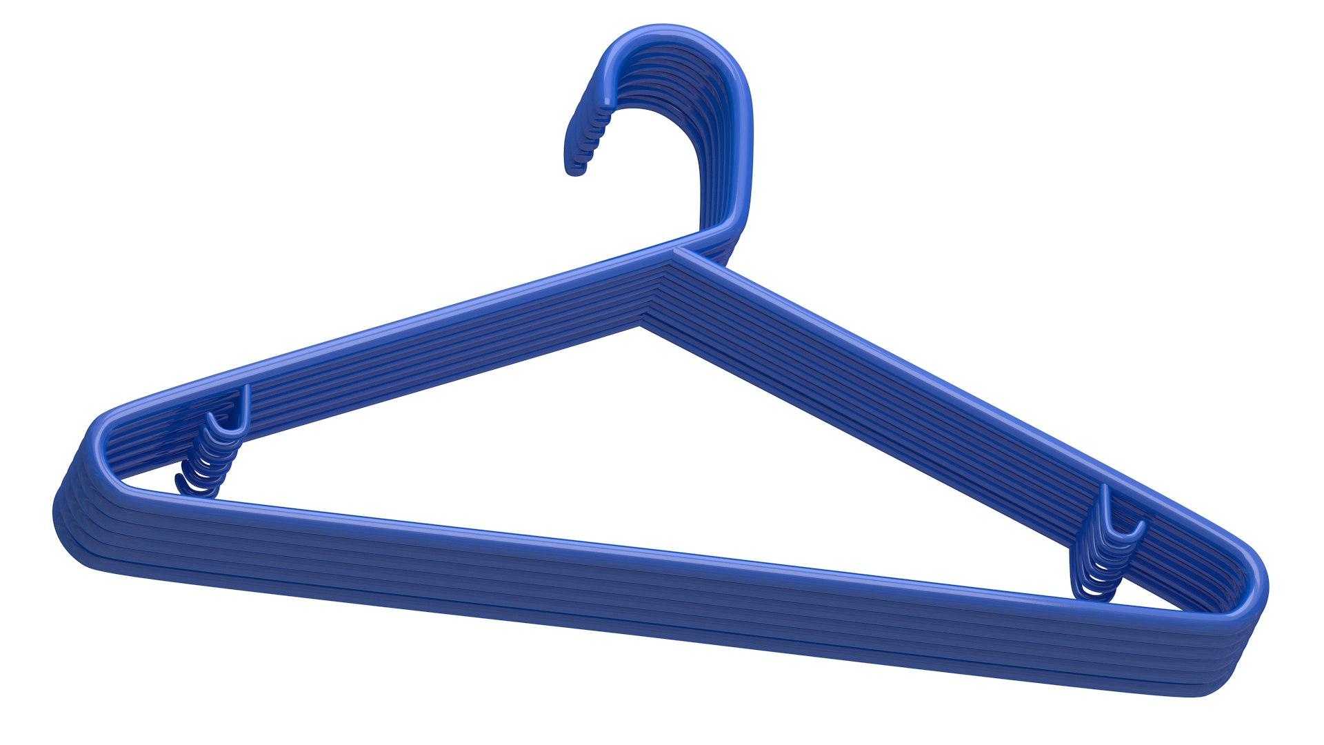 Plastic Tubular Clothes Hanger Collection 3D - TurboSquid 2141769