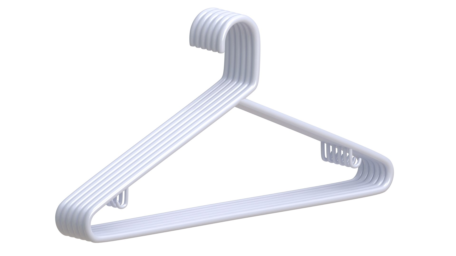 Plastic Tubular Clothes Hanger Collection 3D - TurboSquid 2141769