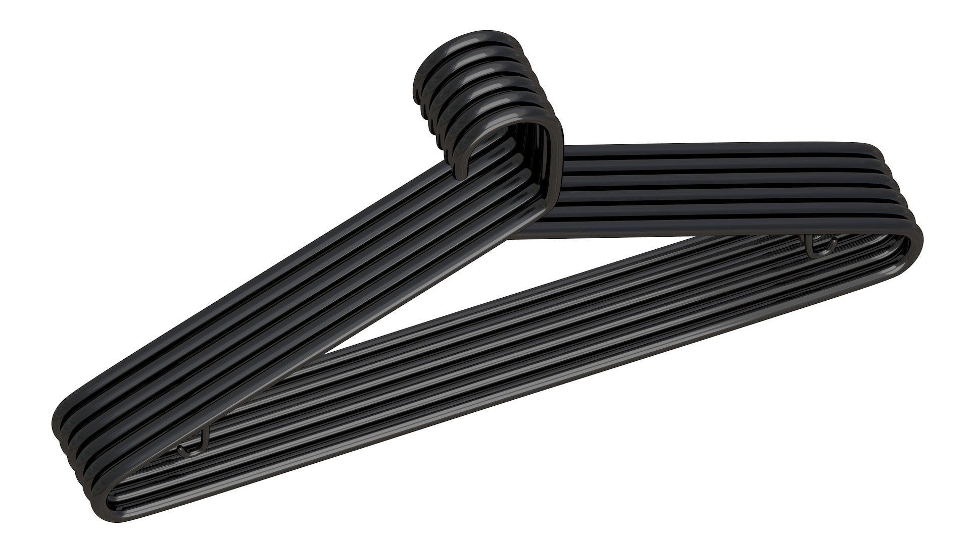 Plastic Tubular Clothes Hanger Collection 3D - TurboSquid 2141769