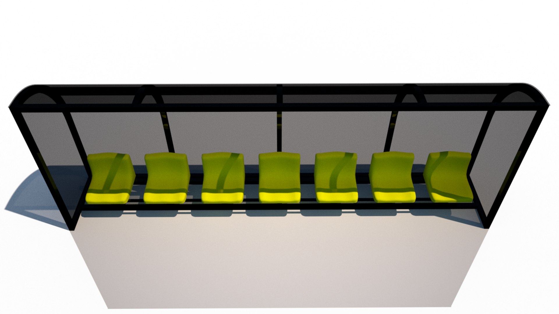 Sport Seating Subs Bench 3D - TurboSquid 1441393