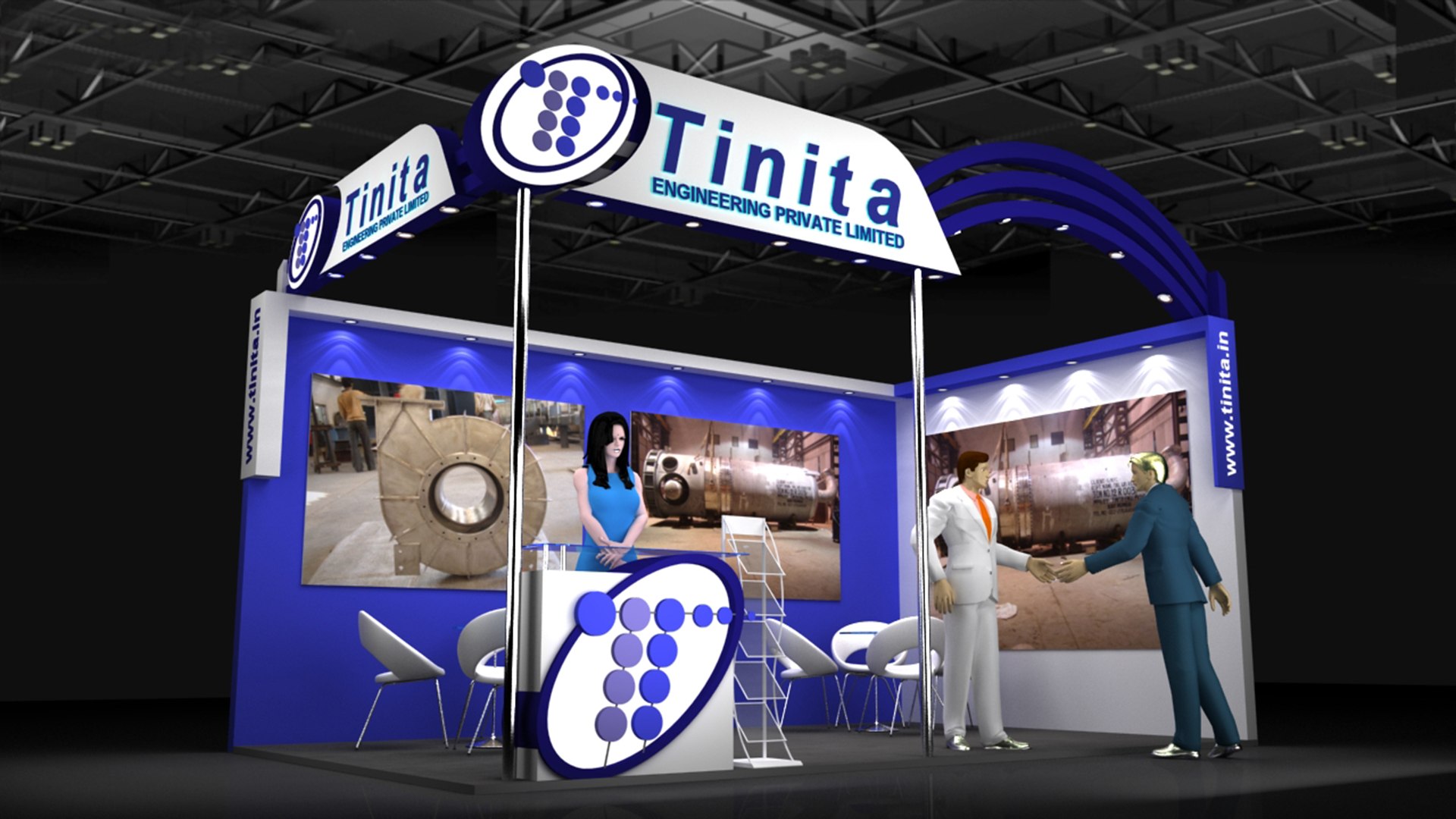 2 SIDE OPEN STAND Model - TurboSquid 1990491