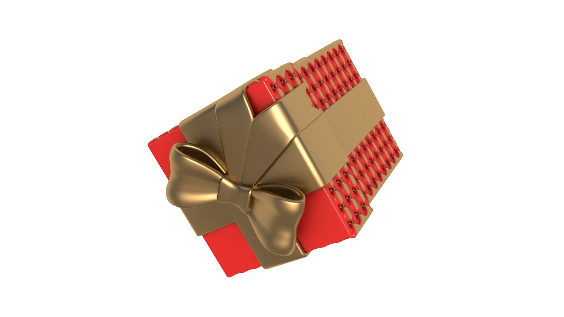 3D Gift Box Cube - TurboSquid 2005772