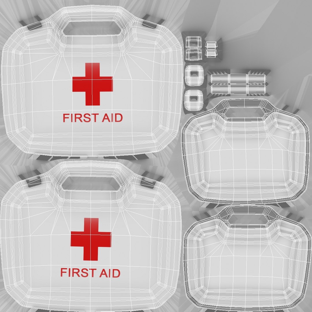 Aid Kit 3 3D Model - TurboSquid 1451372