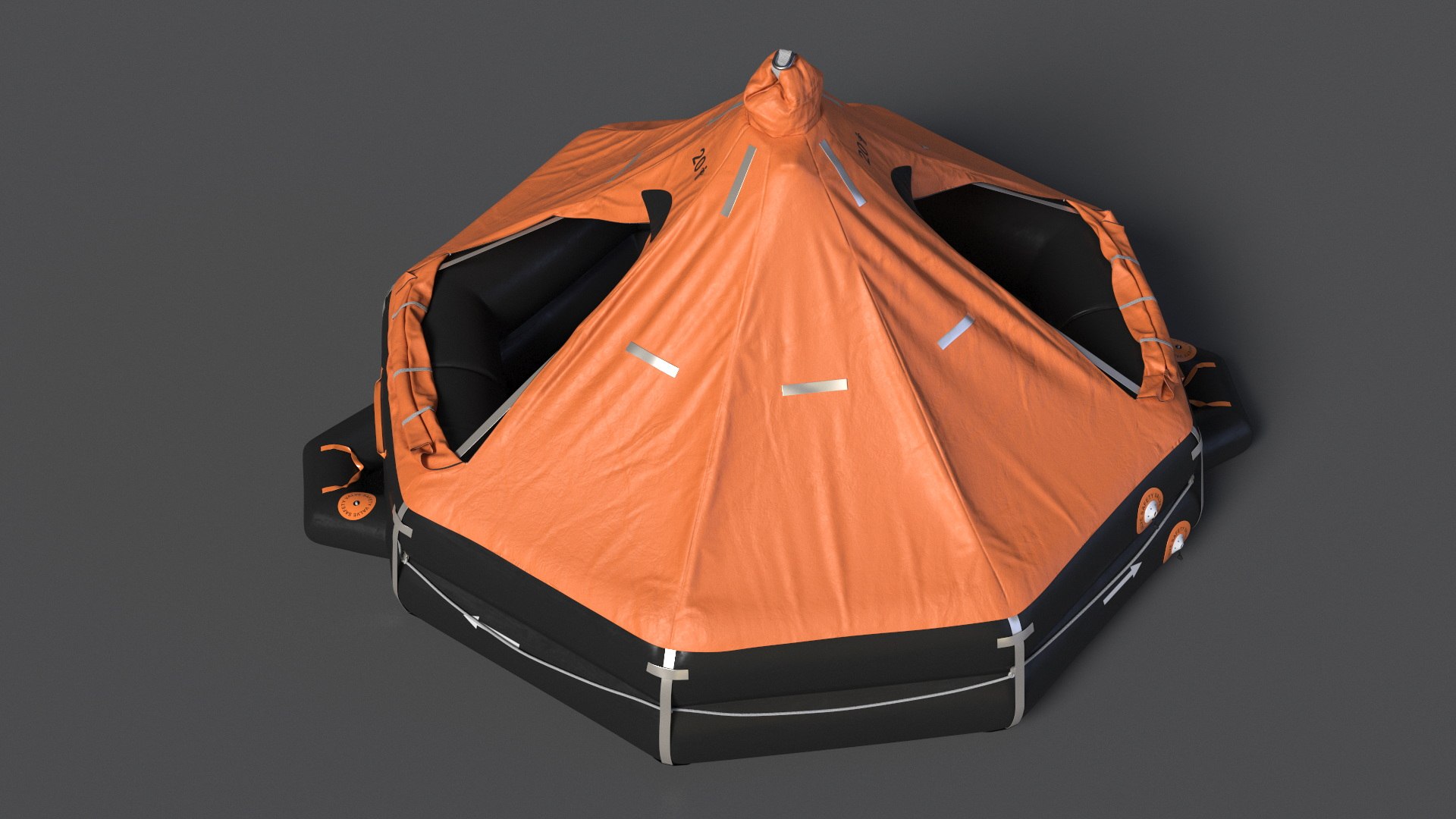 3D Model Inflatable Life Raft - TurboSquid 2315045