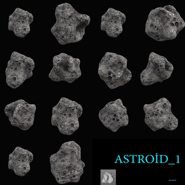 modelo 3d Astroid set 1 - TurboSquid 988160