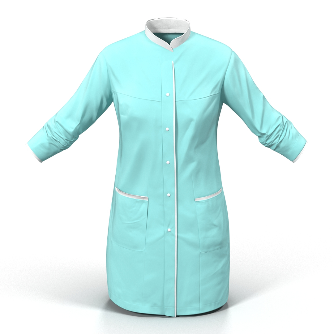 Female Surgeon Dress 5 3d C4d