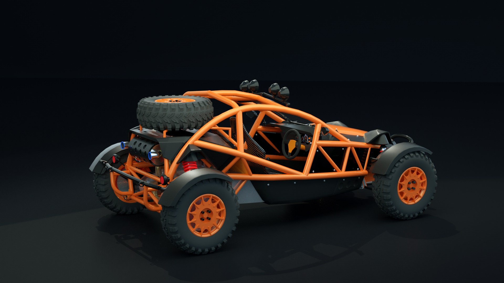 3D Ariel Nomad Buggy Car 3D Model - TurboSquid 2092722