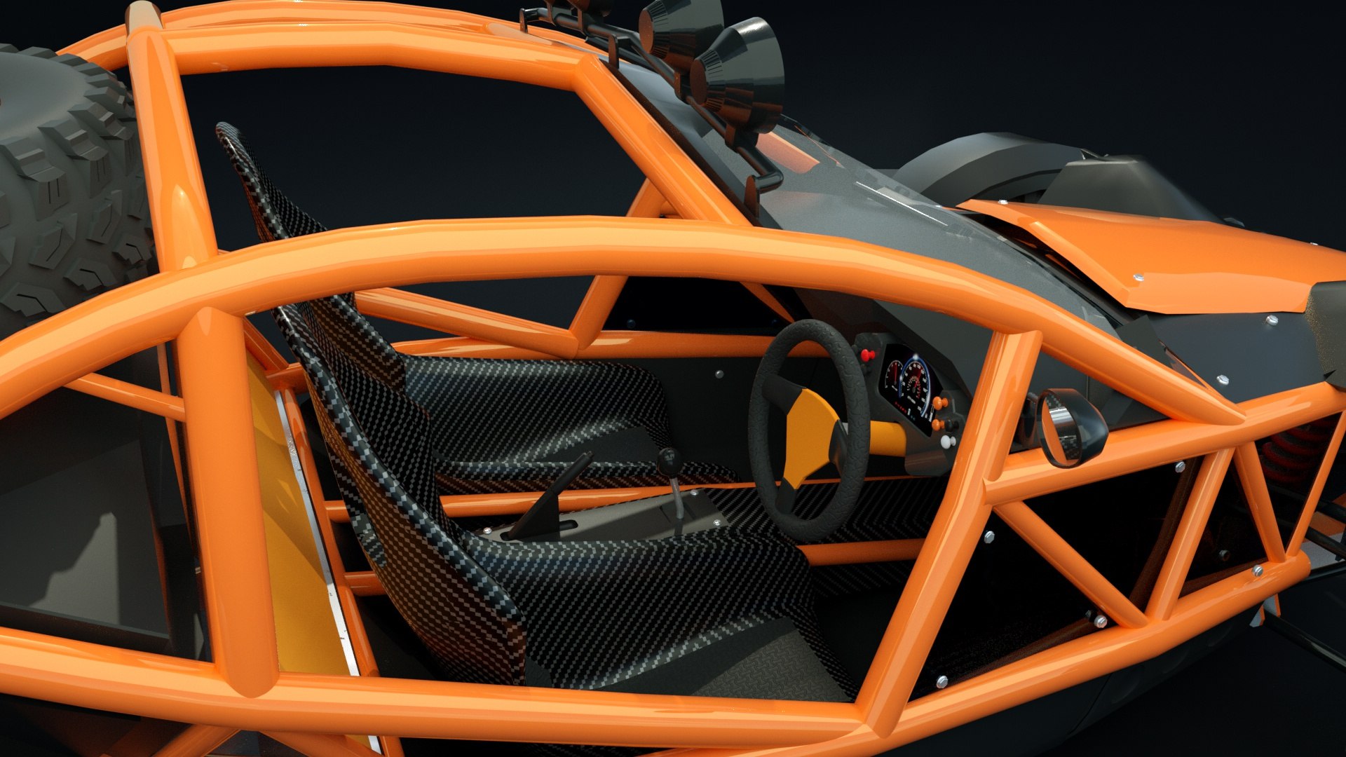 3D Ariel Nomad Buggy Car 3D Model - TurboSquid 2092722