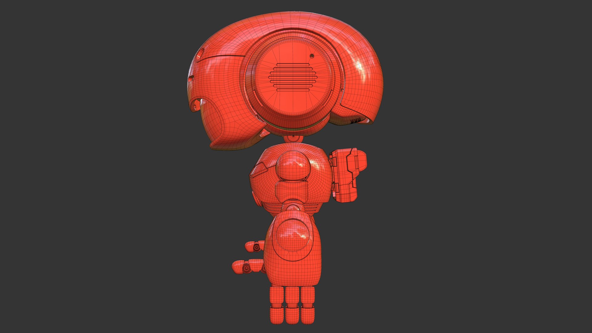 Cute Robot H-78 3D - TurboSquid 2490874