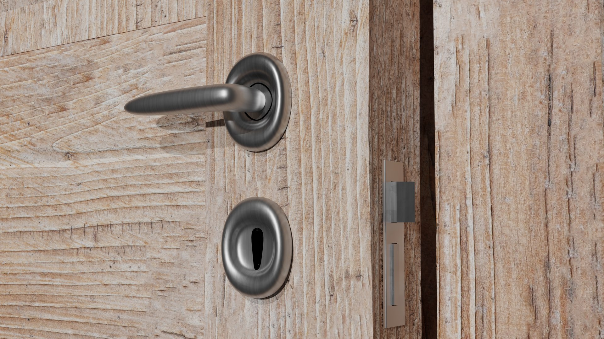 Interior Door Wood1 model - TurboSquid 2083960